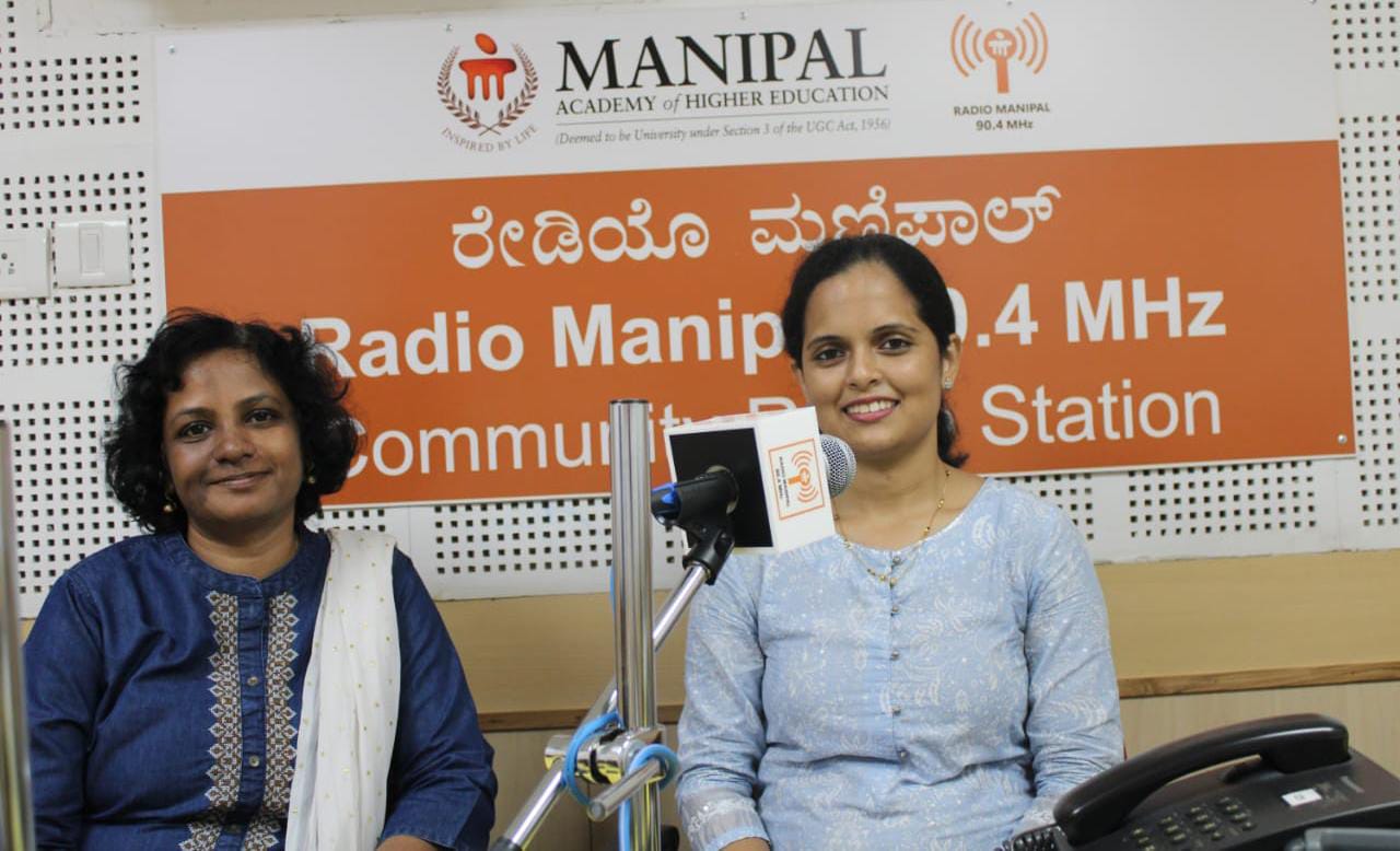 Radio Manipal Programme – Awareness Talk by Dr Varalakshmi Chandra Sekaran, Ms Nikitha Sibil ...
